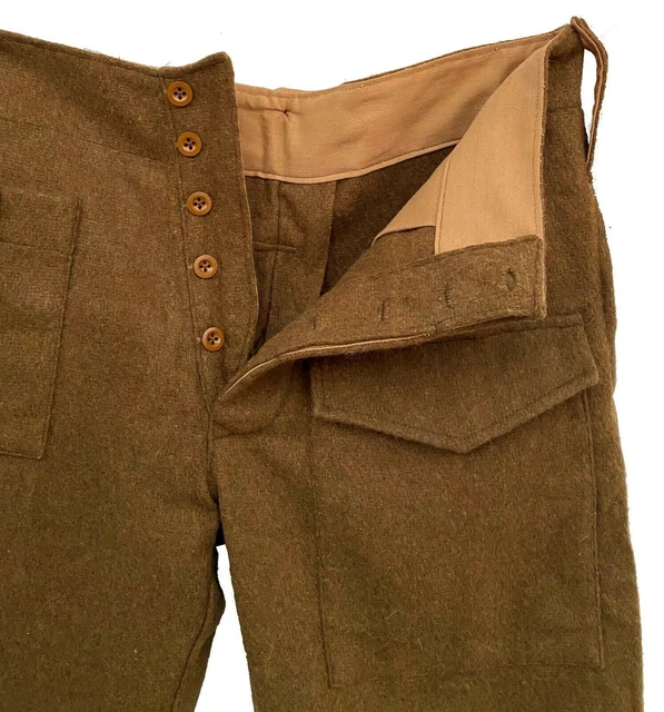 REPRO WW2 BRITISH Army 37 Pattern Battle Uniform Trousers Khaki Color ...