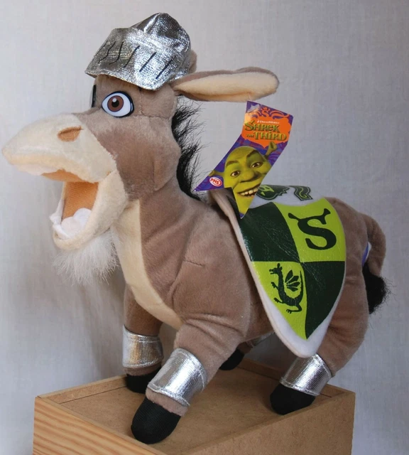 SHREK THE THIRD Donkey Knight in Armour Plush Dreamworks 2007 - New EUR ...