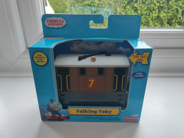 THOMAS THE TANK Engine & Friends Fisher-Price Talking Toby 2009 BNIB ...