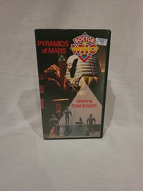 DOCTOR WHO - Pyramids Of Mars - VHS/PAL BBC Video 1985 Black Case ...
