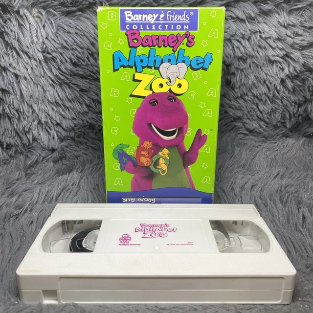 BARNEY AND FRIENDS Collection Barneys Alphabet Zoo VHS 1994 Kids ...