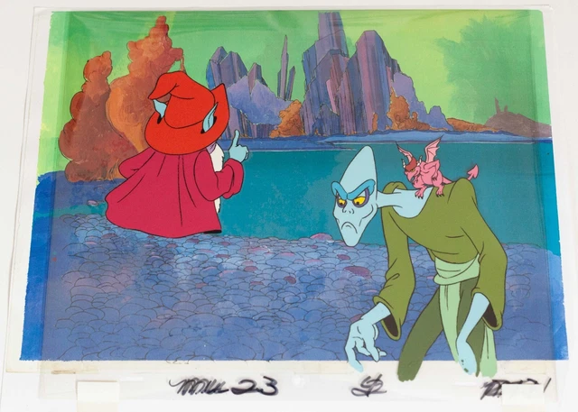 HE-MAN VINTAGE ANIMATION art - original Cel & copy background - AZROG ...