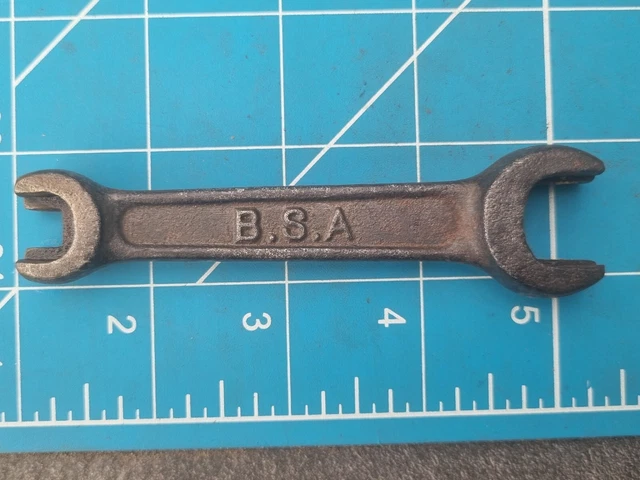 VINTAGE BSA SPANNER 4 way Motorcycle Brit Bike Tool £2.50 - PicClick UK