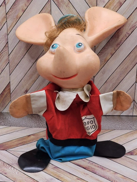 VINTAGE TOPO GIGIO The Italian Mouse Puppet Box American 1963 Ed ...