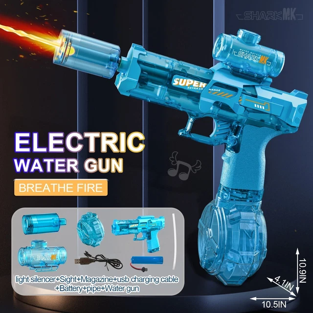 ULTIMATE BATTLE BLASTER Electric Water Guns with Realistic Gun Muzzle ...