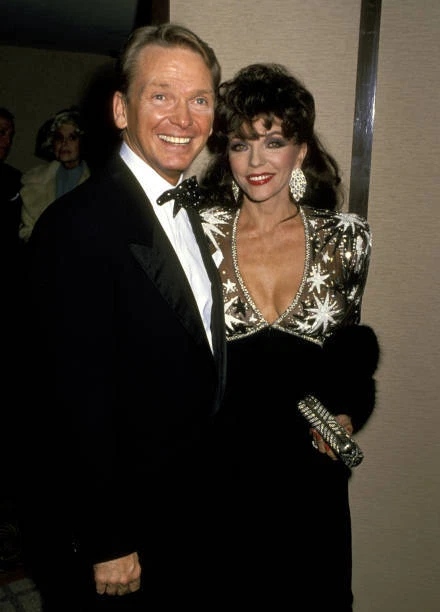 BOB MACKIE AND Joan Collins during 3rd Annual Fashion Indust - 1989 Old ...