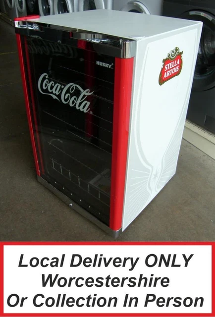 HUSKY HU218 STELLA Artois Coca Cola Under Counter Fridge Drinks Chiller ...