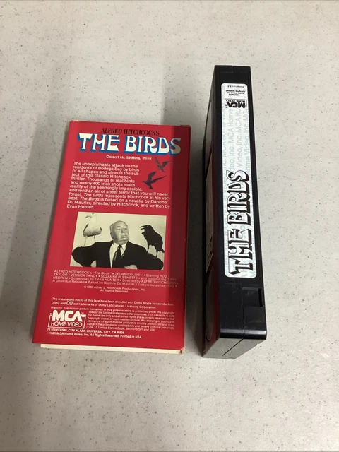 ALFRED HITCHCOCK'S THE Birds 1963 VHS - MCA Home Video 1985 Release ...