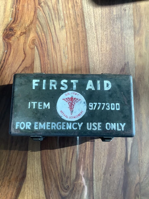 RARE US WW2 First Aid Kit 12U Msa 1944 Original- Medical Department EUR ...