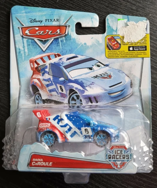 DISNEY PIXAR CARS Ice Racers - RAOUL CaROULE - DAMAGED CARD - 2015 ...