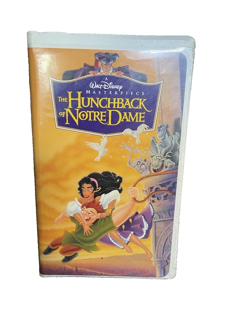 DISNEY THE HUNCHBACK of Notre Dame Walt Disney Masterpiece VHS Video ...