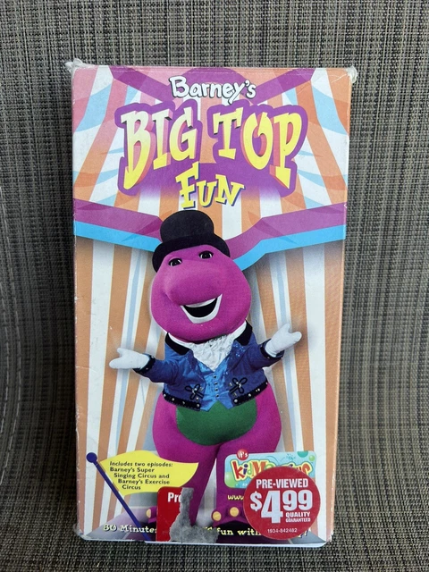 BARNEY: BARNEY’S BIG Top Fun (VHS, 2000) Blockbuster Video Exclusive ...