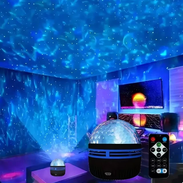 GALAXY LED PROJECTOR Starry Sky Star RGB Northern Light Home Theatre w ...