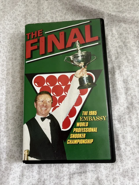 EMBASSY: WORLD SNOOKER The Final 1985 On VHS Cassette Tape Dennis ...