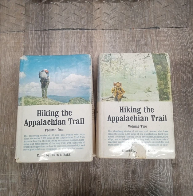 HIKING THE APPALACHIAN TRAIL Vol. 1 & 2 J. R. Hare Stated 1st Edition ...