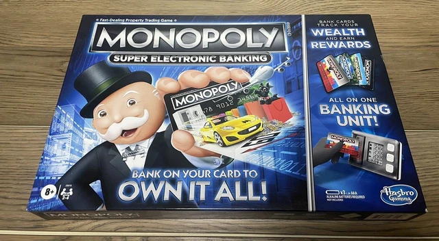 HASBRO MONOPOLY SUPER Electronic Banking Board Game - E8978 $21.95 ...