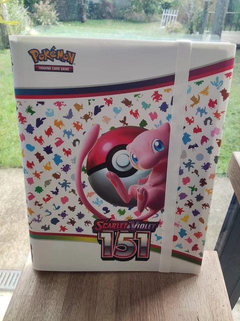 POKÉMON CLASSEUR COFFRET Mew 151 Album Portfolio 360 Cartes A4 Neuf Ev3 ...