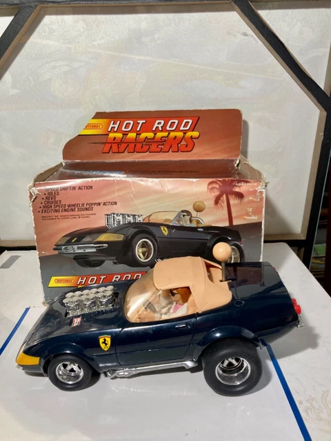VINTAGE 1986 MATCHBOX Hot Rod Racers Miami Vice Don Johnson Ferrari ...
