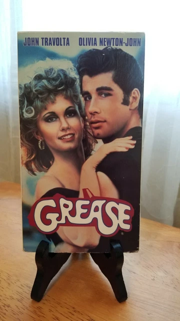 GREASE (VHS, 1977) John Travolta & Olivia Newton-John Paramount ...