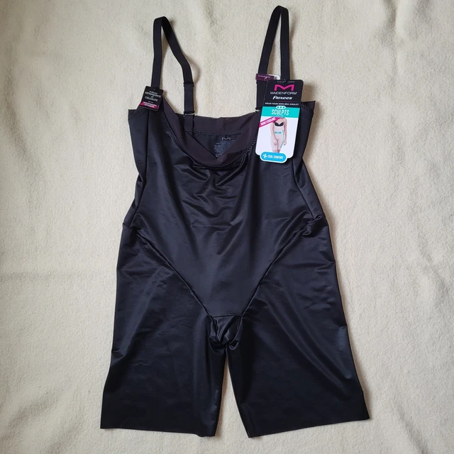 NWT MAIDENFORM SINGLET Women's Size XXL Black Wear Your Own Bra Shap ...