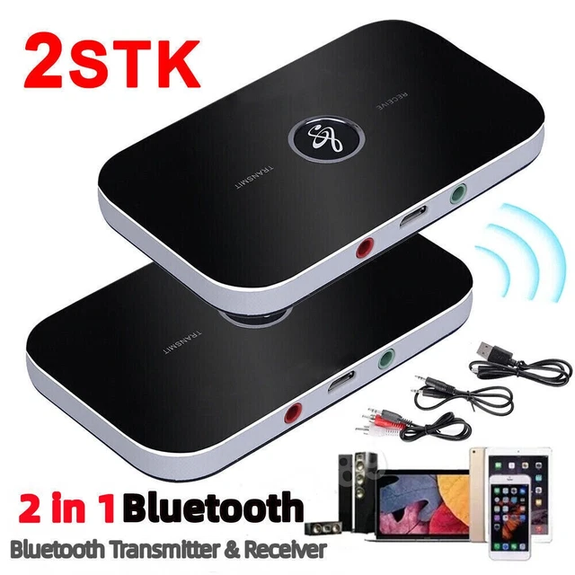 2IN1 BLUETOOTH 5.0 Transmitter Empfänger Sender Aux Audio Adapter TV ...