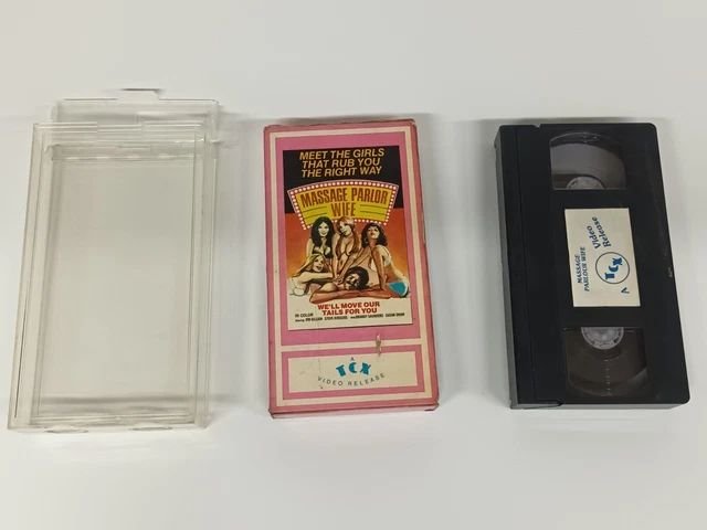 Massage Parlor Wife Tcx Pre Cert Vhs Video Full Carton Rare Art Of The