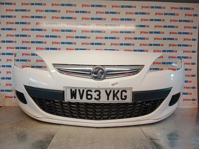 VAUXHALL ASTRA GTC Sport 3Dr Mk6 J 2013 White Gaz Front Bumper Marks £ ...