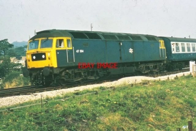 PHOTO CLASS 47 Loco No 47354 Brafford Junction 1970S £1.85 - PicClick UK