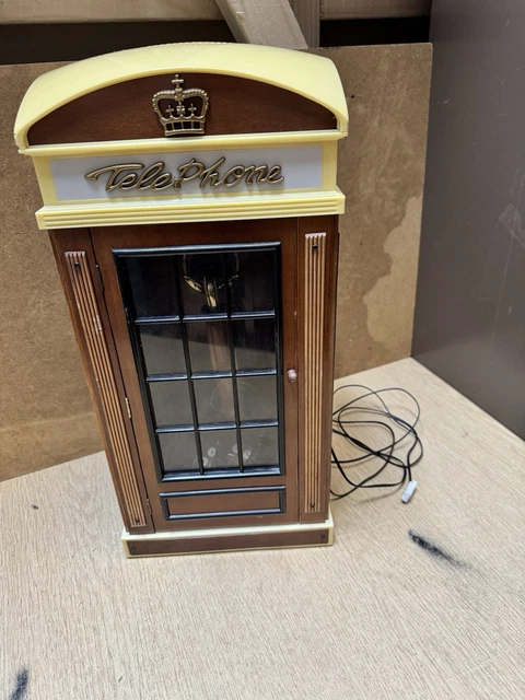 VINTAGE 1927 COUNTRY Working Brown/Cream Telephone Box London £10.50 ...
