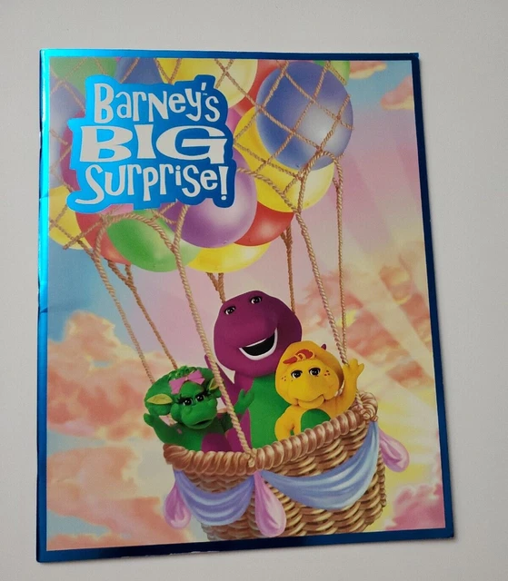 BARNEY'S BIG SURPRISE! Vintage 1996 Party Book $18.99 - PicClick CA