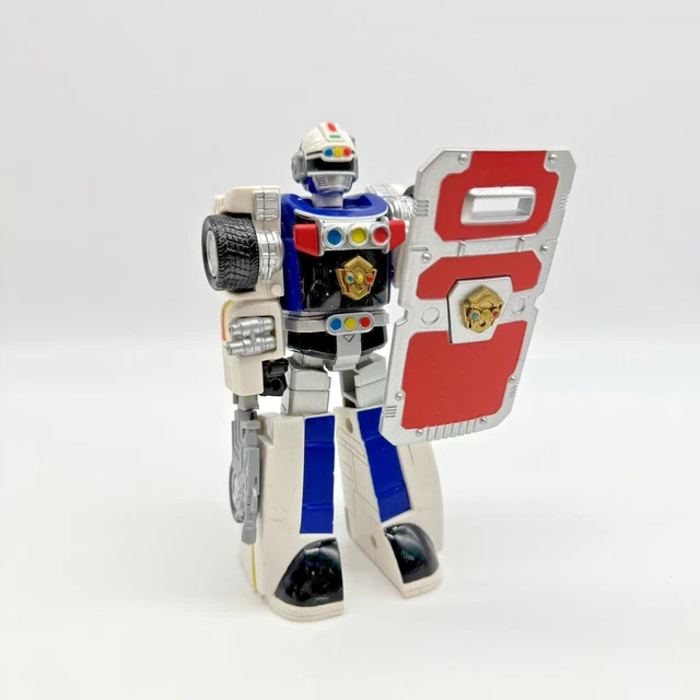 POWER RANGERS TURBO Blue Senturion Robo Racer Zord Megazord Figur ...
