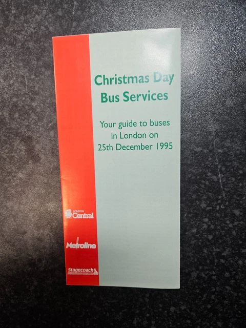 LONDON TRANSPORT BUSES Timetable Leaflet Metroline TBNL75 £3.50 ...