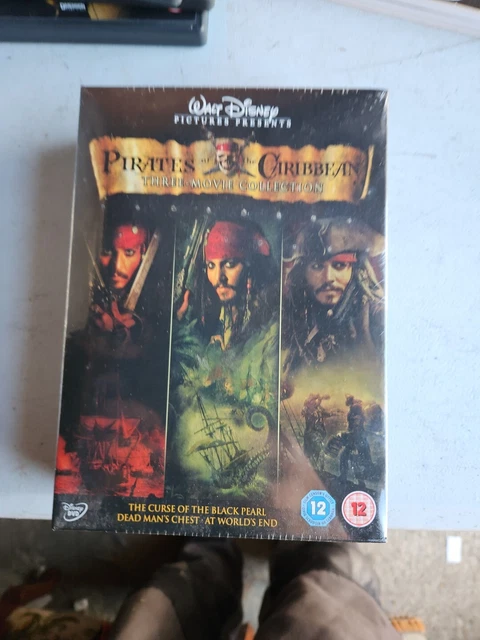 PIRATES OF THE caribbean Three Movie Collection Dvd Sealed Not Used £11 ...