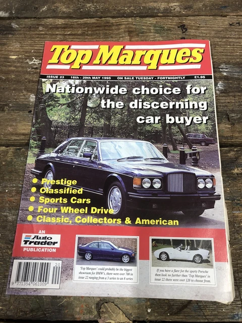 TOP MARQUES CAR magazine by Auto Trader issue 23 £8.95 - PicClick UK
