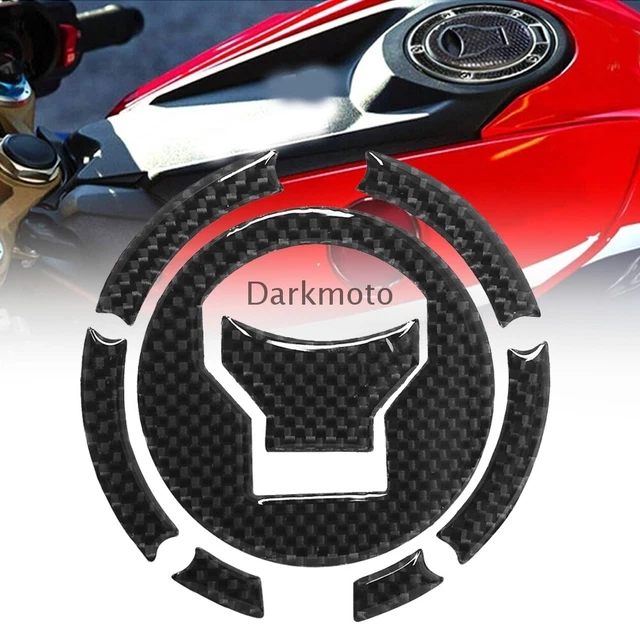 FUEL TANK GAS Cap Cover Protector Pad Carbon Fiber Fits For Honda ...