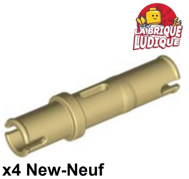 LEGO TECHNIC 4X Pin 3L without Friction Ridges beige/tan 32556 NEUF EUR ...