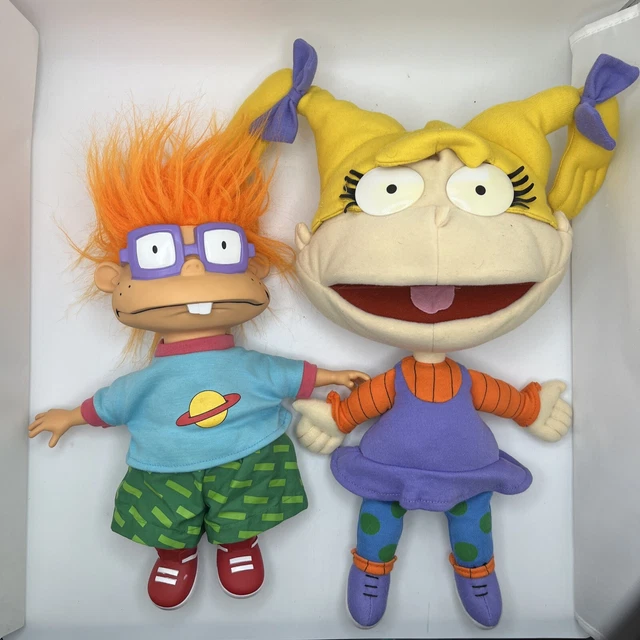 CHUCKIE RUGRATS HARD Head Soft Plush Toy Doll 1993 Angelica puppet ...
