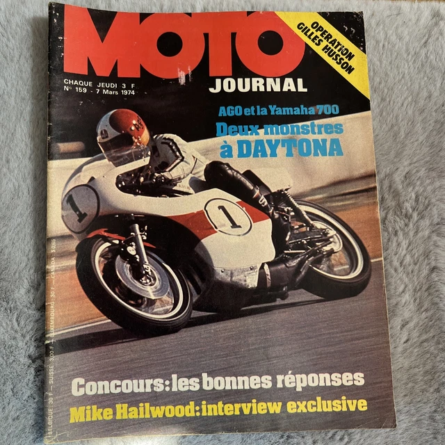 MOTO JOURNAL 159 Technique YAMAHA TZ 700 Giacomo AGOSTINI Mike Hailwood ...