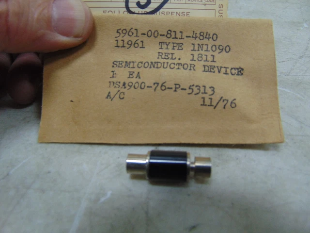 SEMICON NOS RECTIFIER Diode Fuse Style 200v 2A 5 PACK 5961-00-811-4840 ...