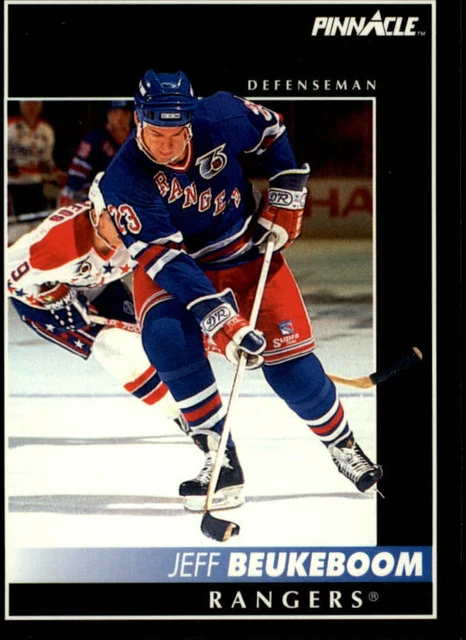1992-93 PINNACLE RANGERS Hockey Card #112 Jeff Beukeboom EUR 1,87 ...