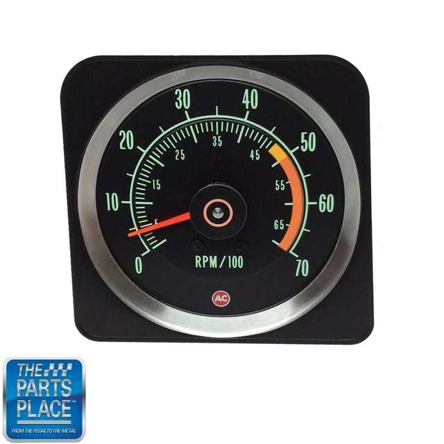 1969 CHEVROLET CAMARO Dash Tach Tachometer SS 350 7000 5000 Redline £ ...