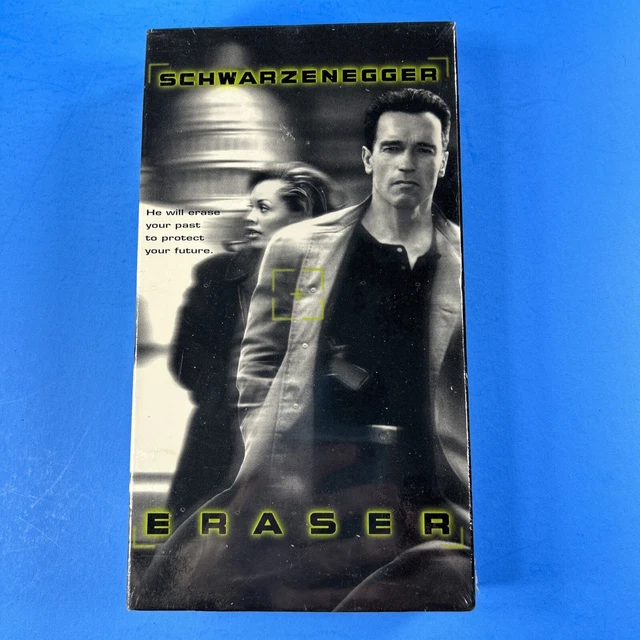 ERASER 1996 VHS Factory Sealed Film Arnold Schwarzenegger NEW £6.82 ...
