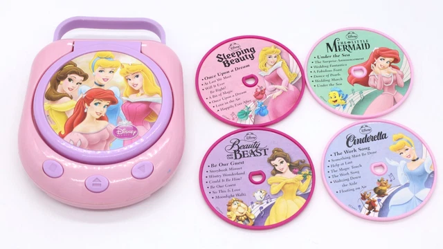 DISNEY PRINCESS MUSIC Player Toy CD Player with 4 Discs £12.65 ...