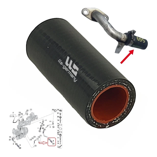 TUYAU DE RETOUR D'Huile Pour BMW Série 1 3 5 6 7 X1 X3 X5 X6 NEUF ...