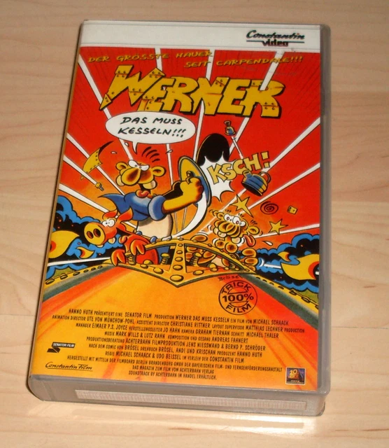 VHS FILM - Werner - Das muss kesseln! - Zeichentrick - Videokassette EUR 9,99 - PicClick DE
