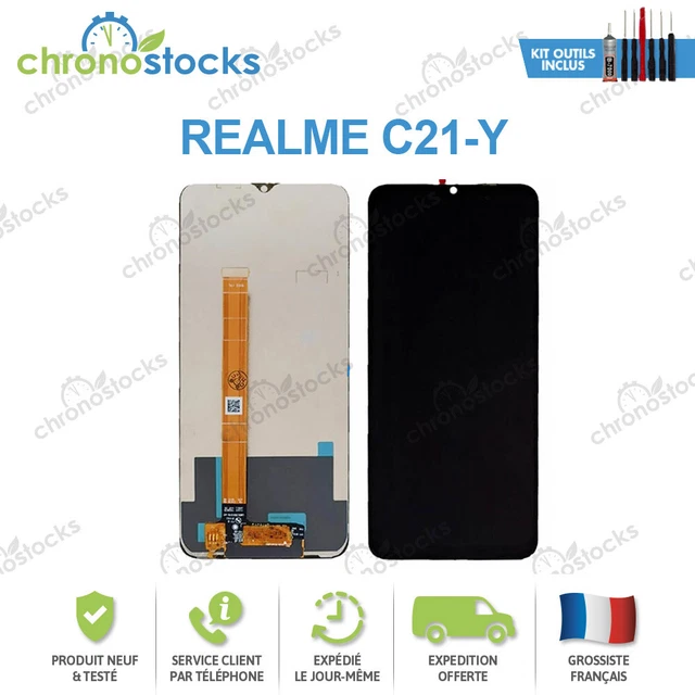 ECRAN LCD VITRE Tactile Pour Realme C21-Y C21Y C25Y Noir EUR 19,00 - PicClick FR