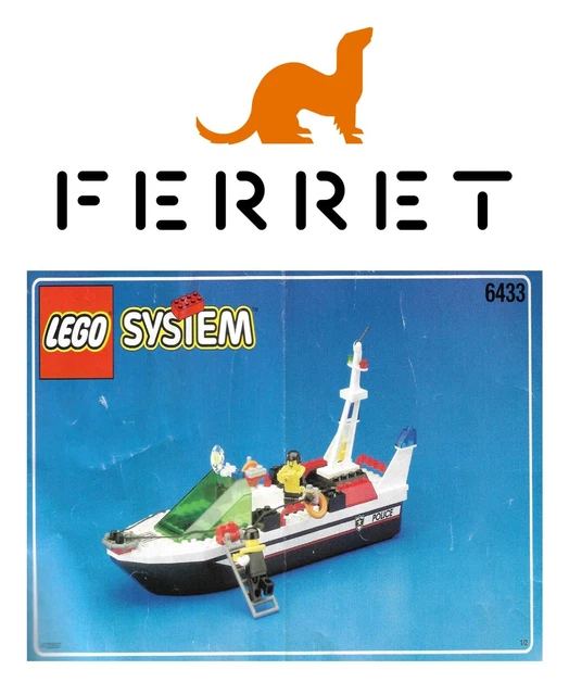 ORIGINAL LEGO BAUANLEITUNG / Bauplan Set 6433 LEGO City ...