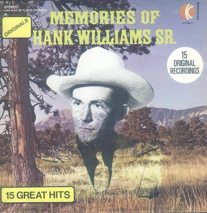 HANK WILLIAMS - Memories Of Hank Williams Sr. - Used Vinyl Record - B5z ...