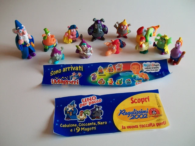 I MAGOTTI SERIE Completa Con Cartina Kinder Ferrero Brioches No Findus ...