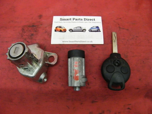 SMART CAR 451 Fortwo 2007-14 Complete Lock Set / Ignition / Door Barrel / Key £64.95 - PicClick UK
